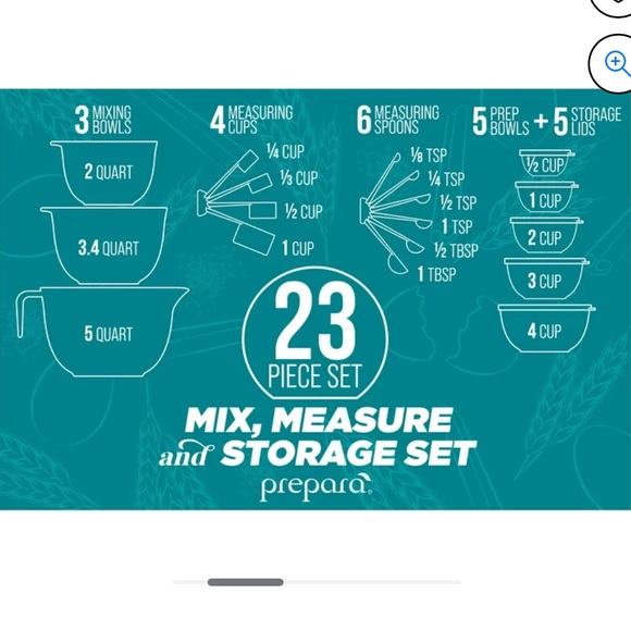 Prepara | Kitchen | New Prepara Mixing Bowl Set 23 Pieces With Lids ...